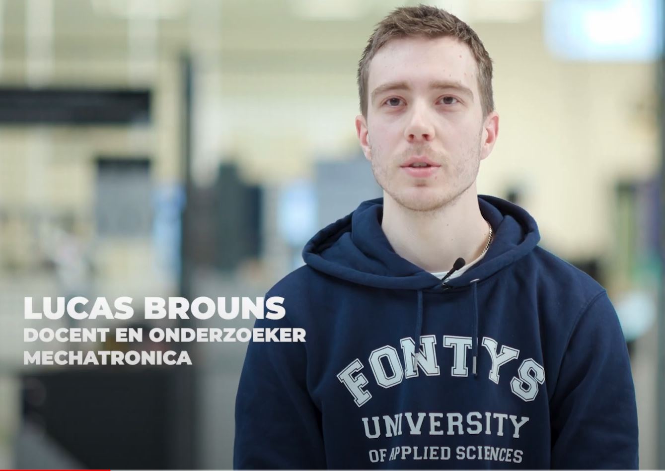 Docent Lucas Brouns vertelt over de minor Adaptive Robotics - Fontys